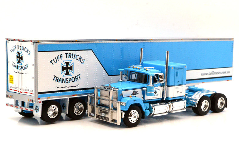 DAZE COLLECTIBLES / MACK SUPERLINER W/TRI-AXLE TRAILER"TUFF TRUCKS TR"