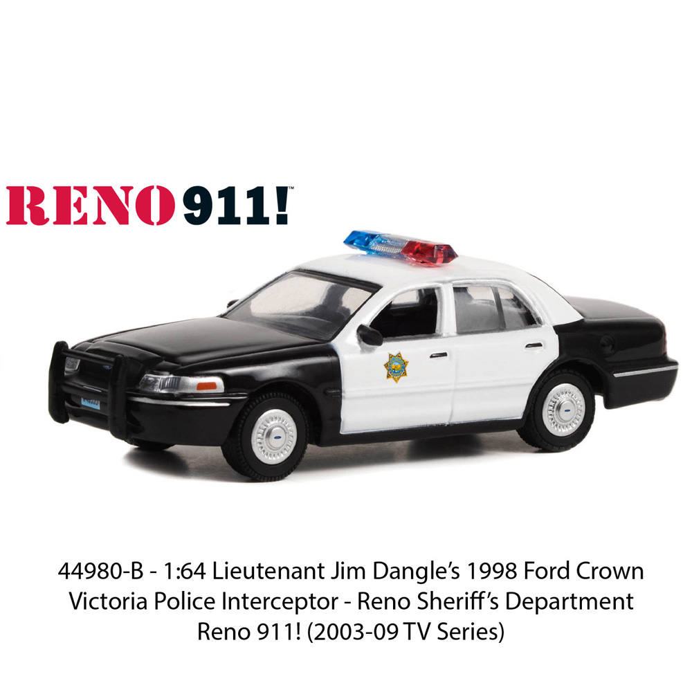 DAZE COLLECTIBLES / 1998 FORD CROWN VICTORIA POLICE - RENO 911