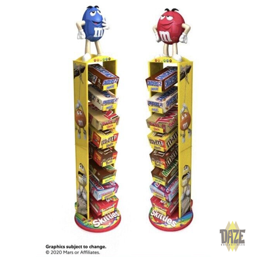 DAZE COLLECTIBLES / M&Ms DISPLAY CANDY STORE RACK