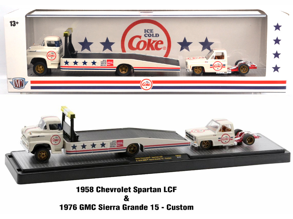 DAZE COLLECTIBLES / 1958 SPARTAN LCF &1976 GMC SIERRA GRANDE 15 CUSTOM