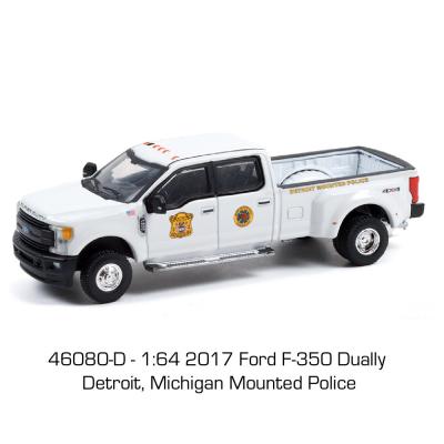 DAZE COLLECTIBLES / 2017 FORD F-350 DUALLY - DETROIT MOUNTED POLICE