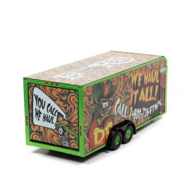 DAZE COLLECTIBLES / RAT FINK ENCLOSED TRAILER (RAT FINK GREEN)