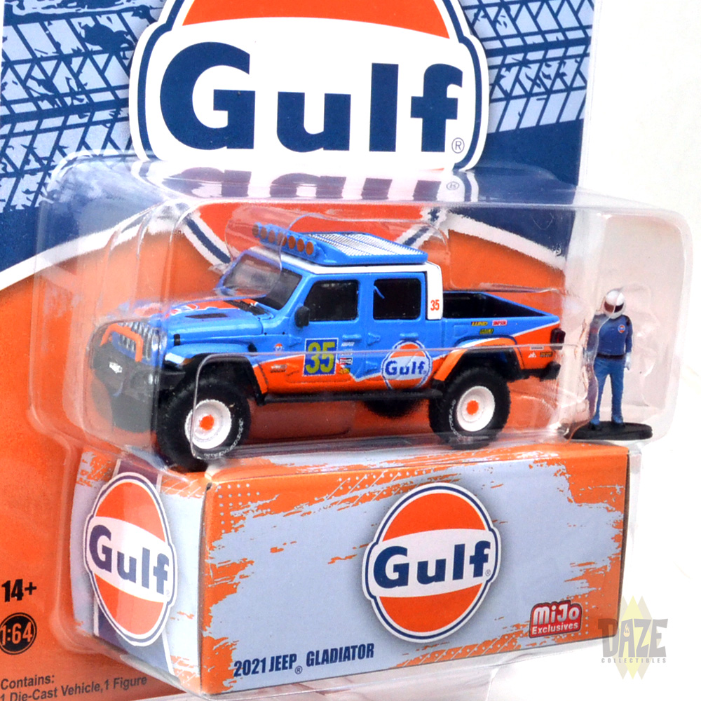 DAZE COLLECTIBLES / MiJo EX - 2021 JEEP GLADIATOR GULF W/FIGURE
